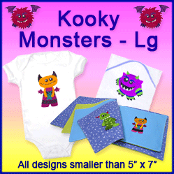 A Kooky Monsters Design Pack - Lg