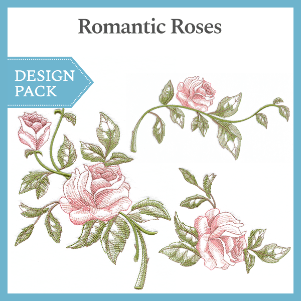 A Romantic Roses Design Pack - Sm