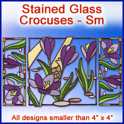 A Stained Glass Crocuses Design Pack - Sm