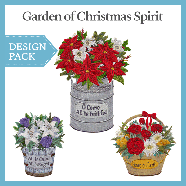 A Garden of Christmas Spirit Design Pack - Lg