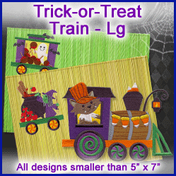 A Trick-or-Treat Train Design Pack - Lg