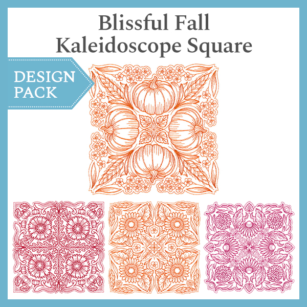 A Blissful Fall Kaleidoscope Square Design Pack - Sm
