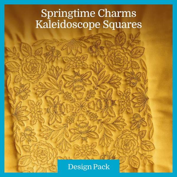 Springtime Charms Kaleidoscope Square 3