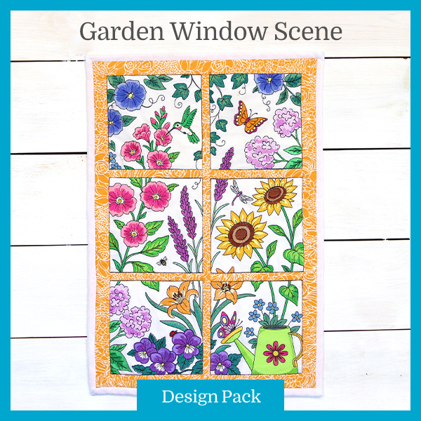 A Garden Window Scene Design Pack - Lg
