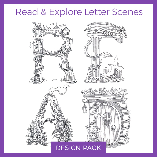 A Read & Explore Letter Scenes Design Pack