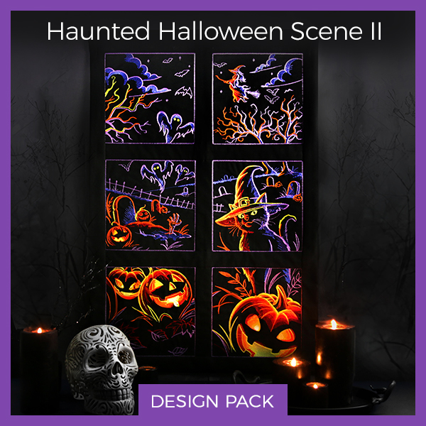 A Haunted Halloween Scene Design Pack II - Lg