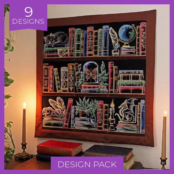 Build a Bookshelf Scene Design Pack