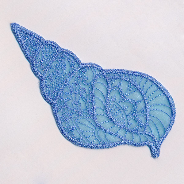 Sea Glass - Conch Shell (Freestanding Organza)