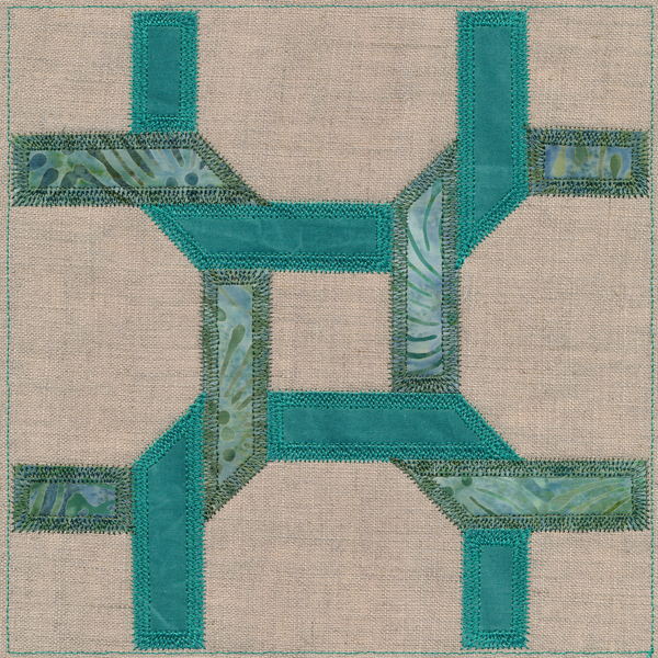 Celtic Twist Quilt Block (In-the-Hoop)