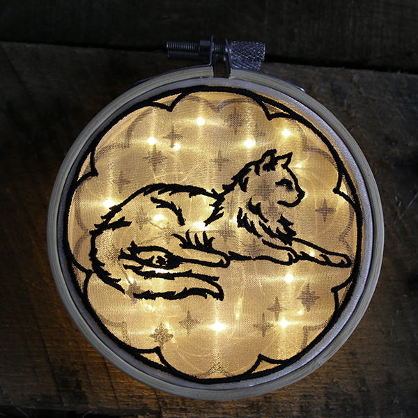 Felis Constellation Shadowbox (Organza)