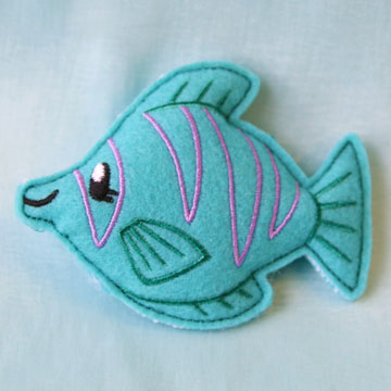Sea Life Fish Stuffie (In-the-Hoop)