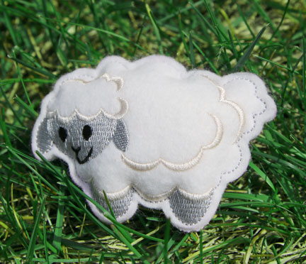 Sheep Barnyard Stuffie (In-the-Hoop)