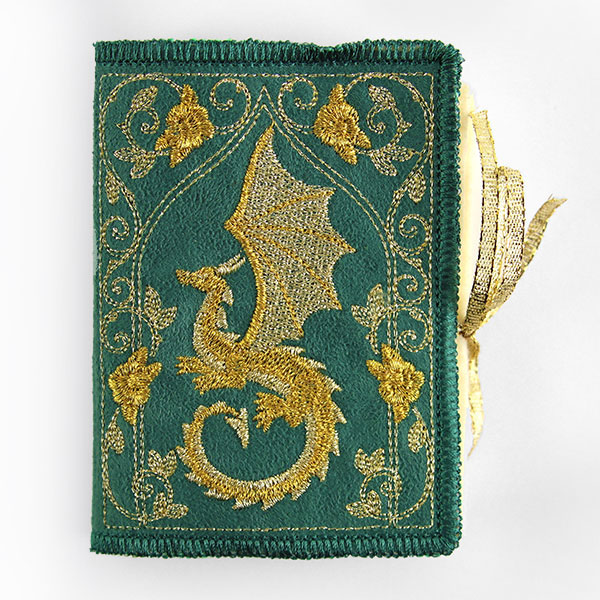 Mythos of Dragons Filigree Needle Book (In-the-Hoop)