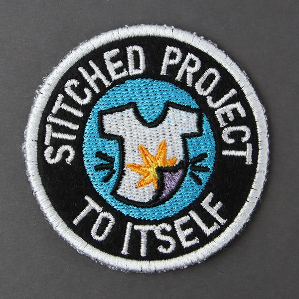 Mishap Merit Badge - Stitched Project to Itself (In-the-Hoop)
