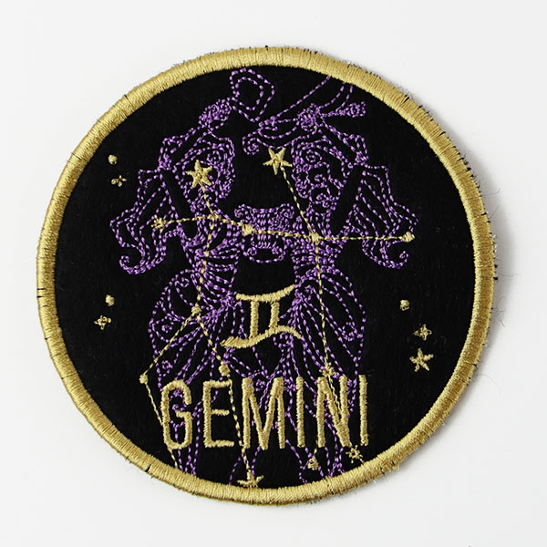 Zodiac Constellations Coaster - Gemini (In-the-Hoop)