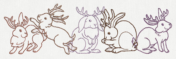 Creature Feature - Jackalope Border