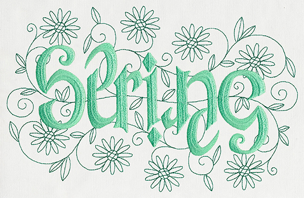 Spring Ambigram