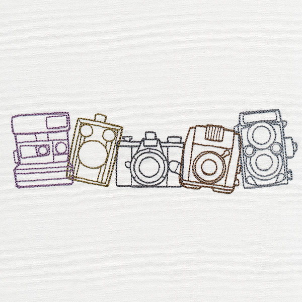 Vintage Camera Border