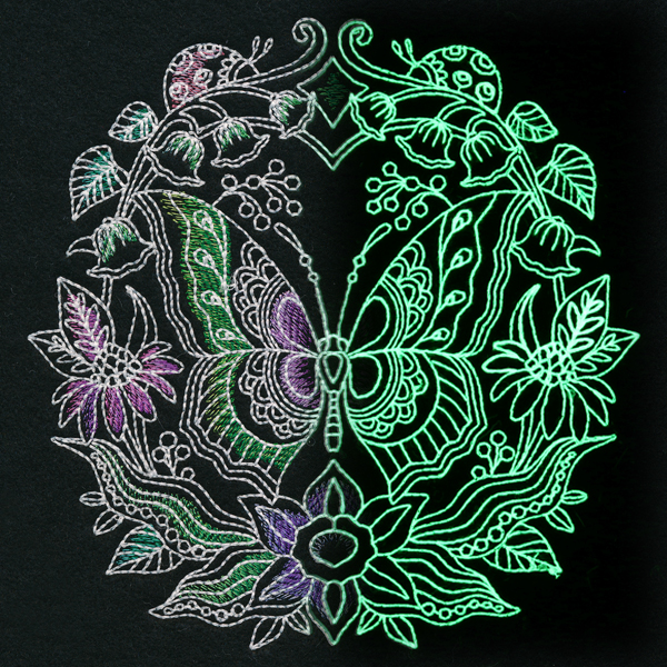 Butterfly Bloom Crest