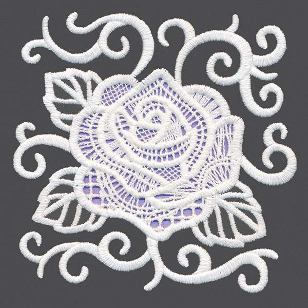 Enchanted Rose (Cutwork)
