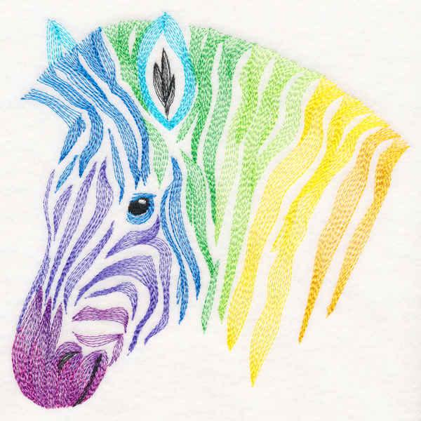 Color Theory Zebra