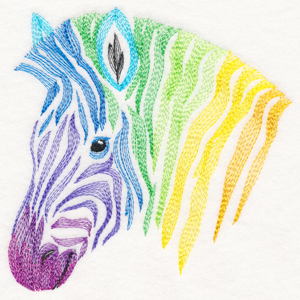 Color Theory Zebra
