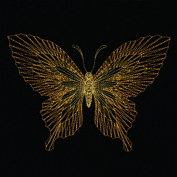 String Butterfly Art