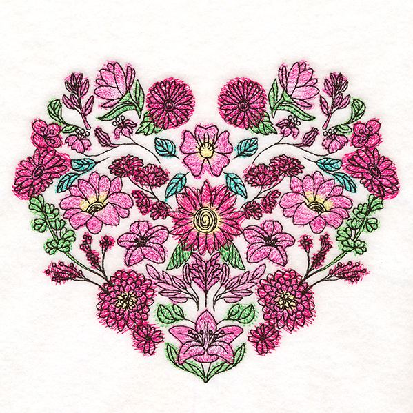 Summer Botanicals Heart