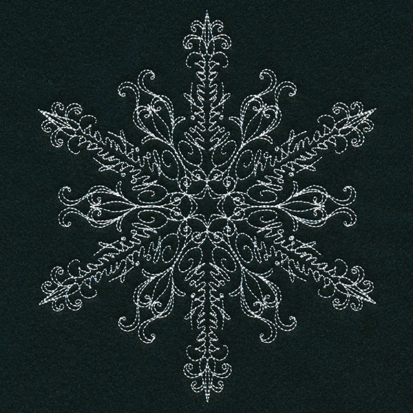 Christmas Script Snowflake