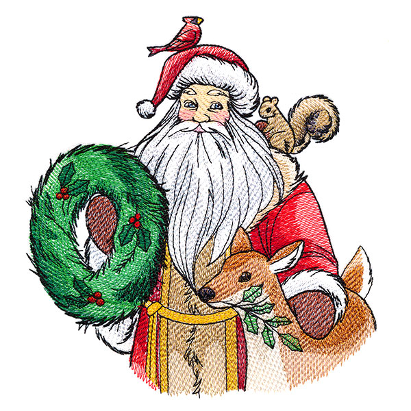 Classic Yuletide Santa