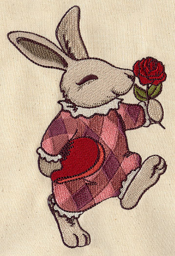Vintage Valentine Bunny