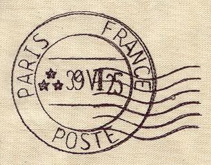 Vintage French Postmark