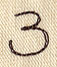 Handwriting Number 3