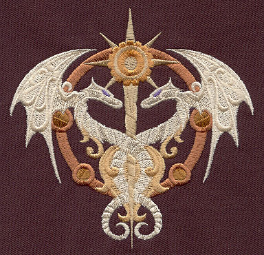 Steampunk Alchemy Caduceus