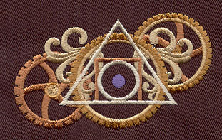 Steampunk Alchemy Border