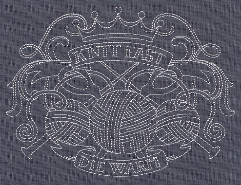 Knitting Crest