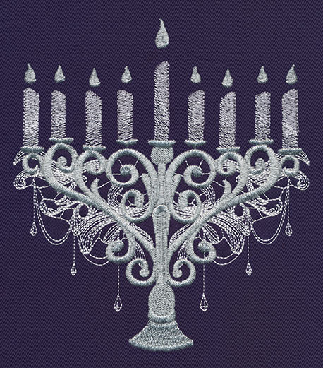 Bejeweled Menorah