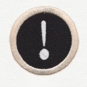 Typewriter Punctuation - Exclamation Point