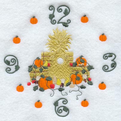Fall Harvest Clock
