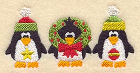 Penguin Trio (Cardstock)