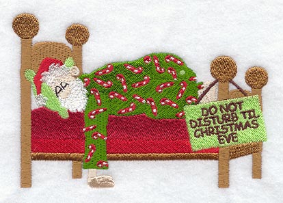 Santa Sleeping