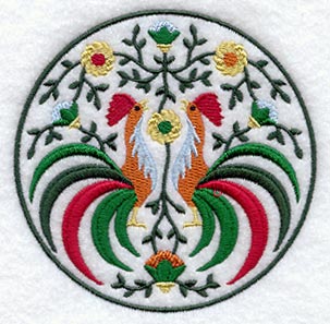Polish Rooster Medallion - Sm