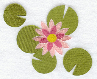 Lotus Quilt Block - Sm