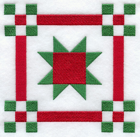 Mother's Fancy Quilt Block - Lg