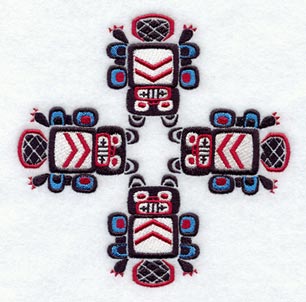 Creation Beaver Quilt Block - 4 Block Sm