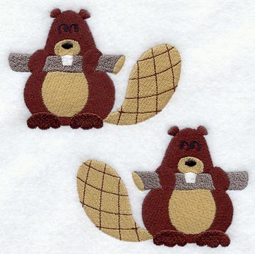 Beaver Quilt Block - Md