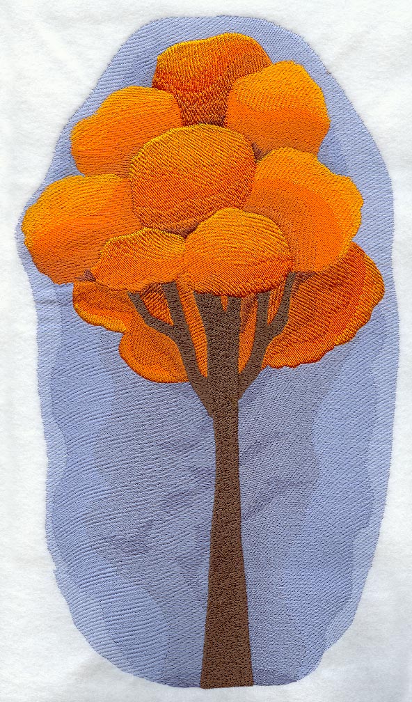 Autumn Splendor Panel - Elm Tree