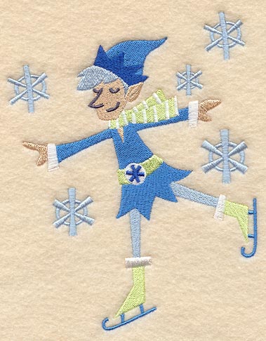 Ice-Skating Elf