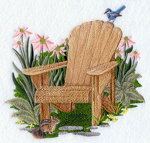 Summer Adirondack Chair