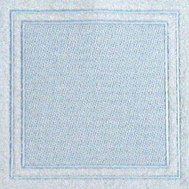 Square with Border (Embossed)